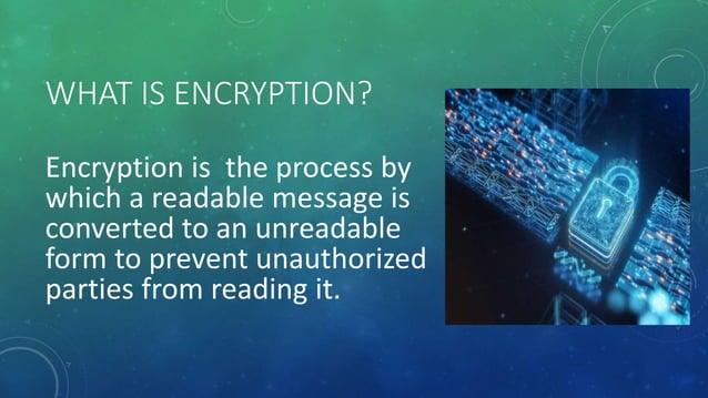Encryption and Decryption | PPTX