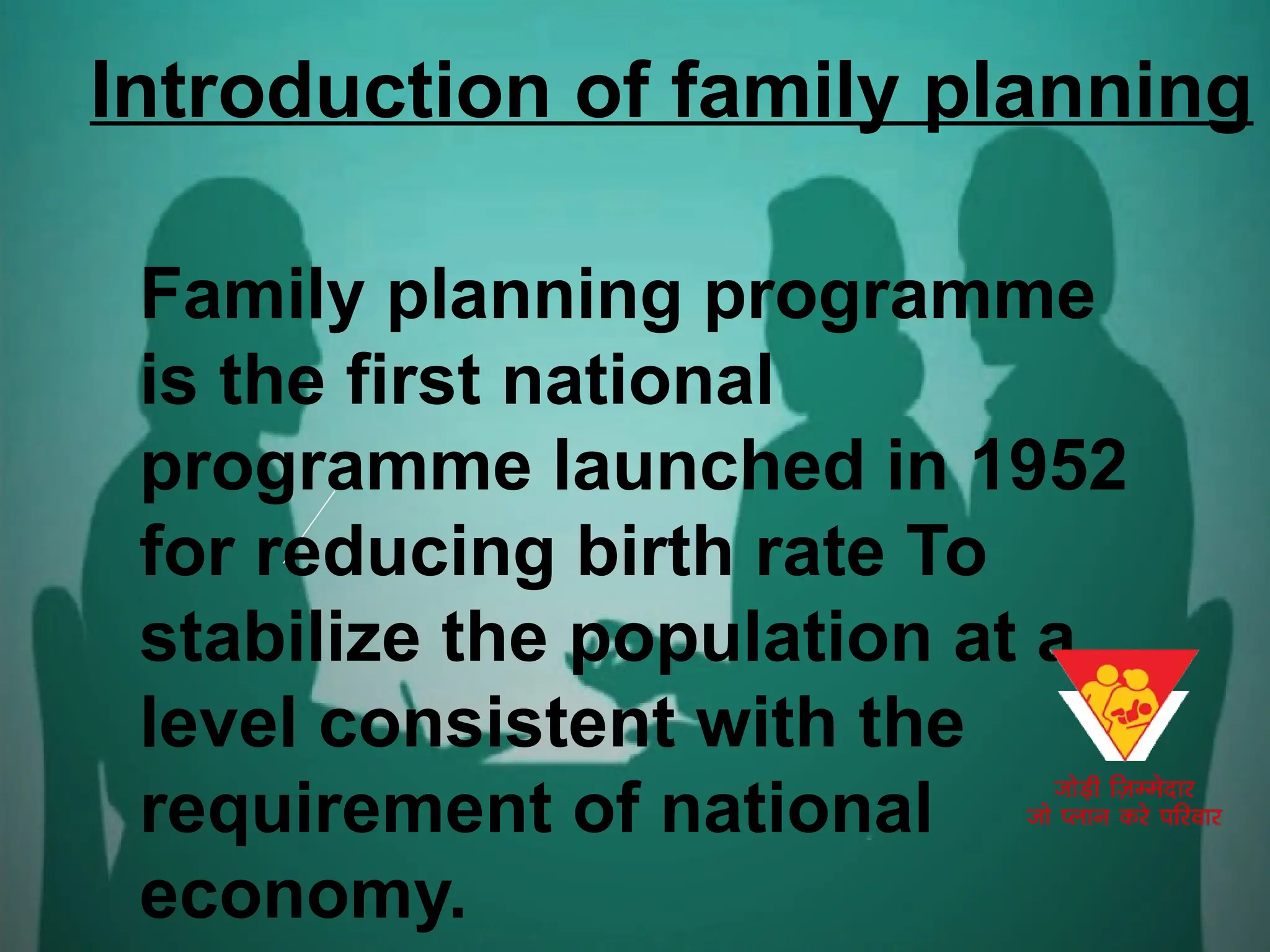 FAMILY PLANING METHOD AND PROGRAMME IN BRIEF | PPTX