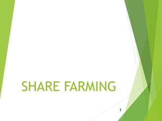 Share farming | PPTX