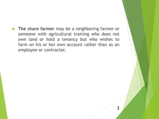 Share farming | PPTX