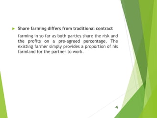 Share farming | PPTX