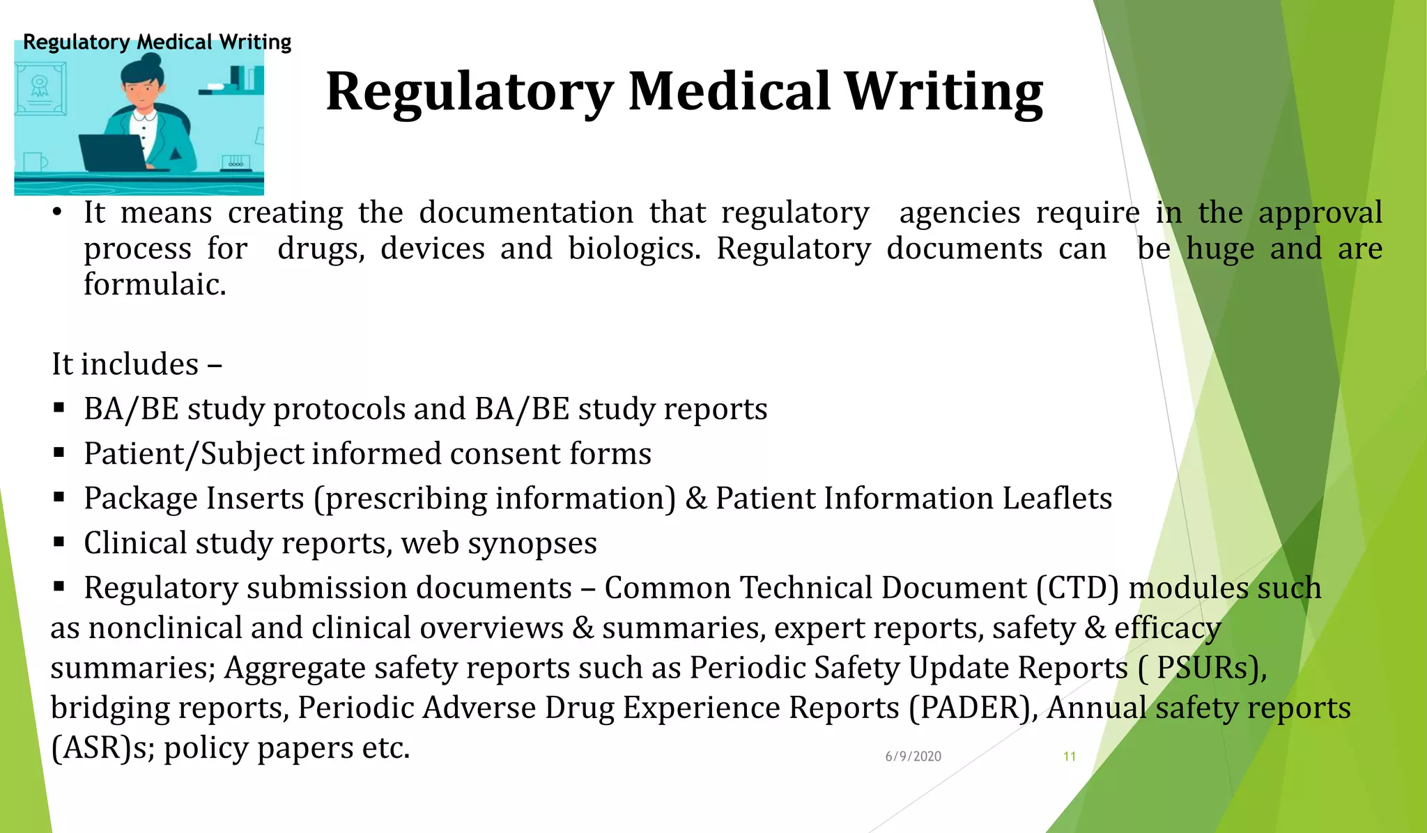 Medical writing as a concept and profile | PPSX