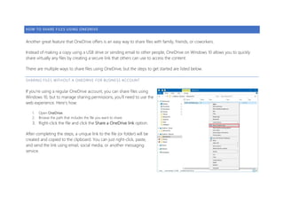 Share files in one drive | PPT