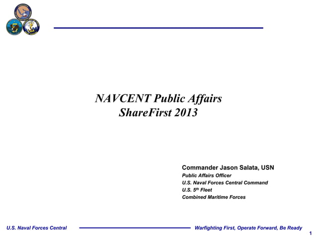 ShareFirst 2013 - 5th Fleet Headquarters | PPT