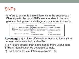 Forensic significance of DNA Profiling (Forensic biology) | PPTX