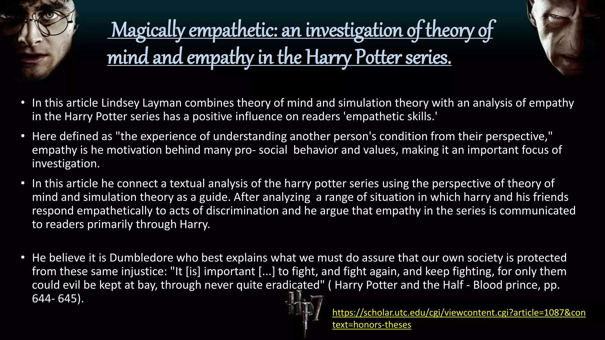 Presentation On Harry Potter and the Deathly Hallows by J. K. Rowling ...