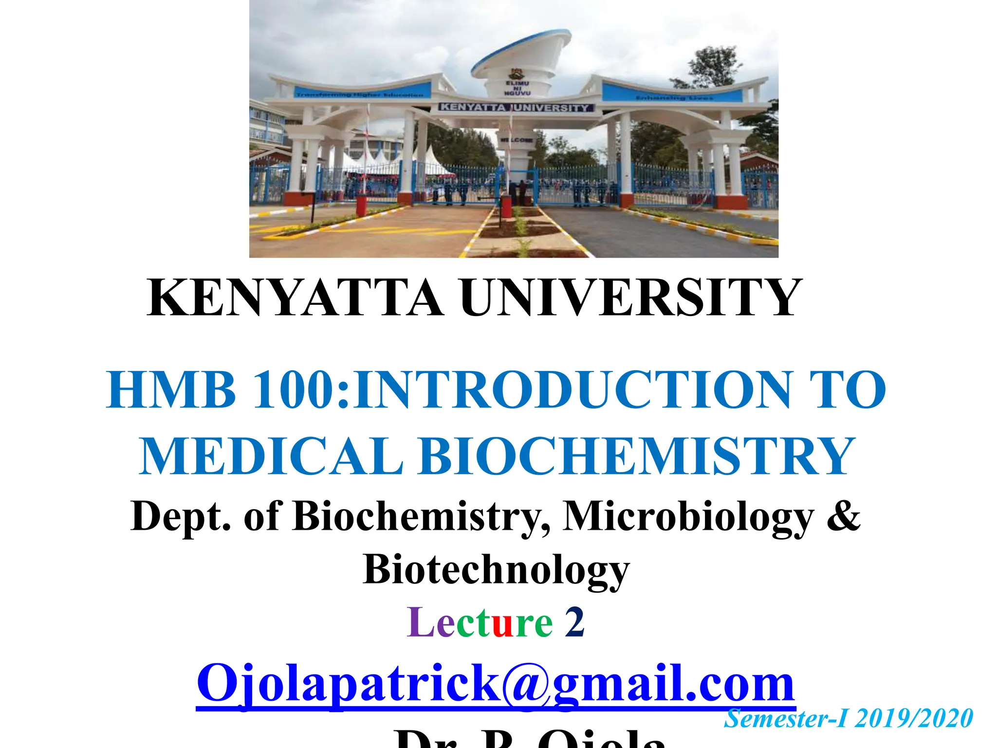 Share Hmb 100 medical biochem lect. 2-1.pptx