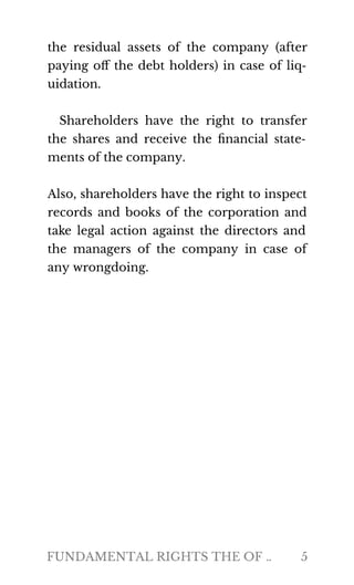 Shareholder Rights in India for Small Investors | PDF