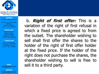 Shareholders agreement | PPT
