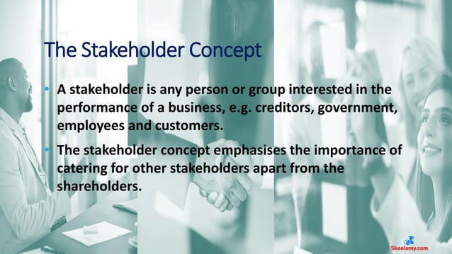 Shareholders vs Stakeholders | Business Studies | PDF