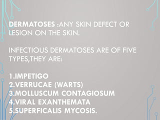 Infectious dermatoses-Pathology | PDF