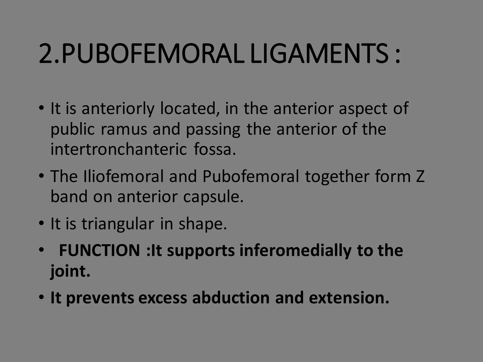 Hip Joint Ligaments-Biomechanics and kinesiology | PDF