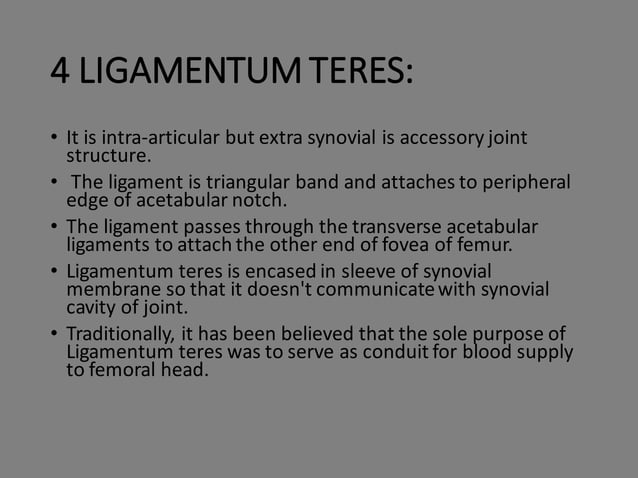 Hip Joint Ligaments-Biomechanics and kinesiology | PDF