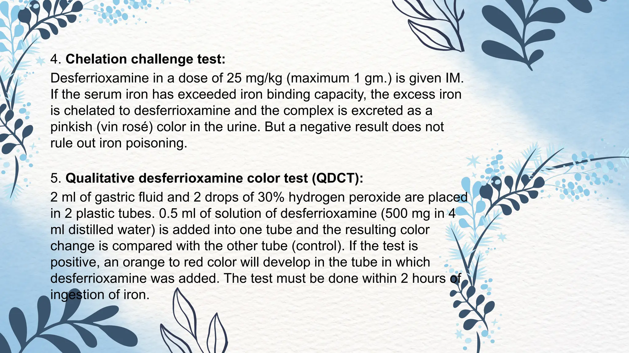 Share iron poisoning fatal dose treatment pptx | PPTX