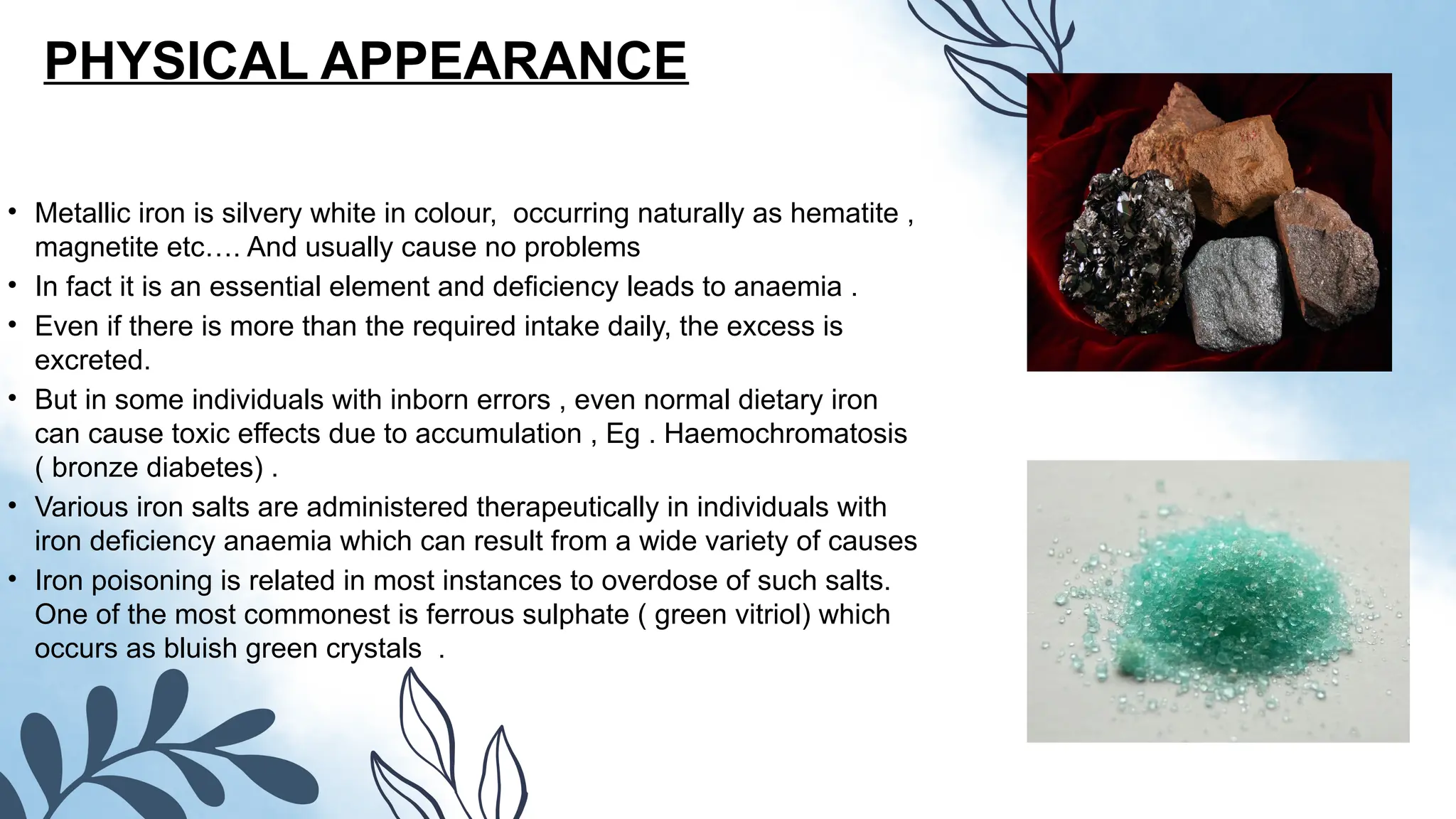 Share iron poisoning fatal dose treatment pptx | PPTX