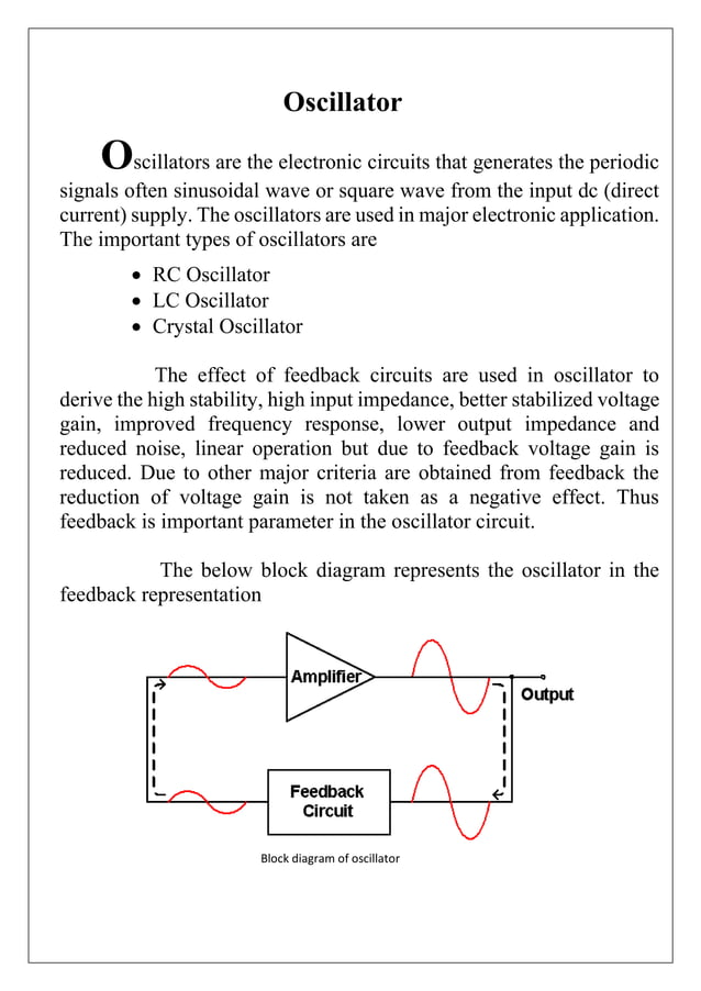 Oscillator Circuit using Multisim Software | PDF | Dance and Electronic Music | Music