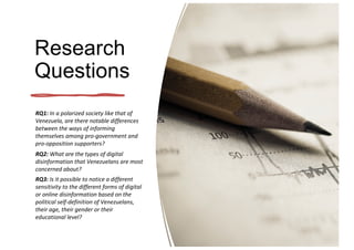 Share it Soon! Digital disinformation in Venezuela | PPT