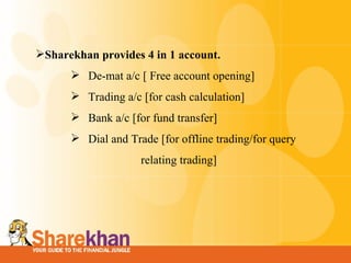 Sharekhan ppt | PPT