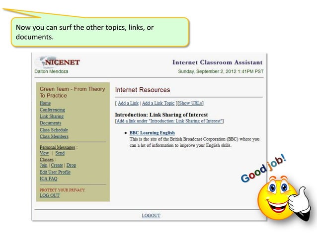 Share links on Nicenet.org