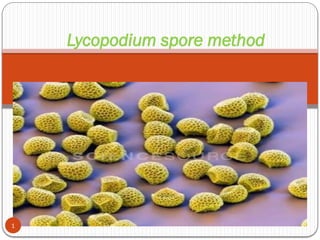 Lycopodium spor.pptx' pharmacognocy and phytochemistry | PPTX