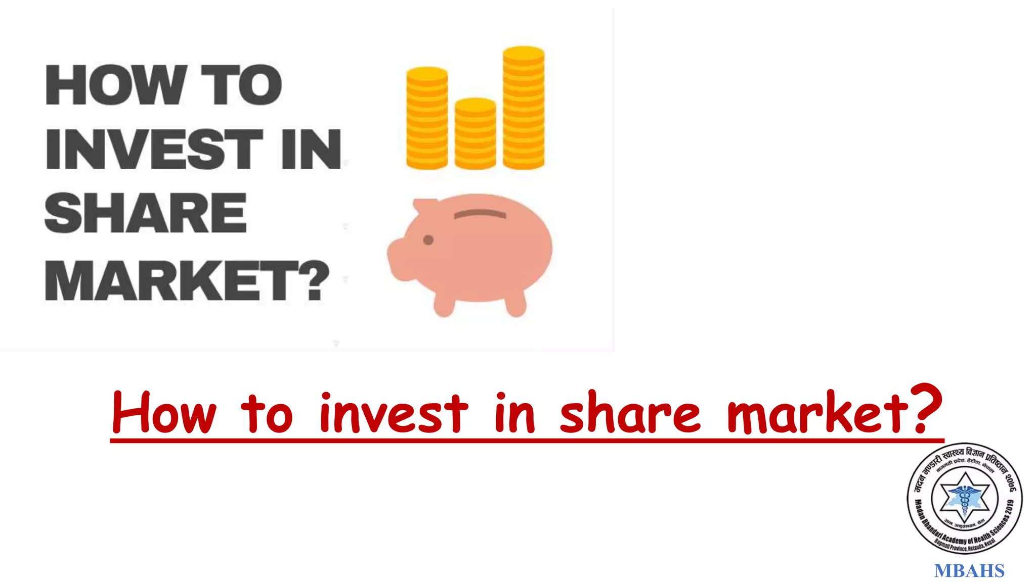 Share market basic | PPTX