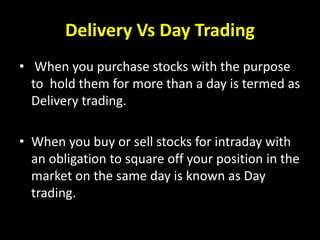 Share Market Basics for Beginners | PPTX