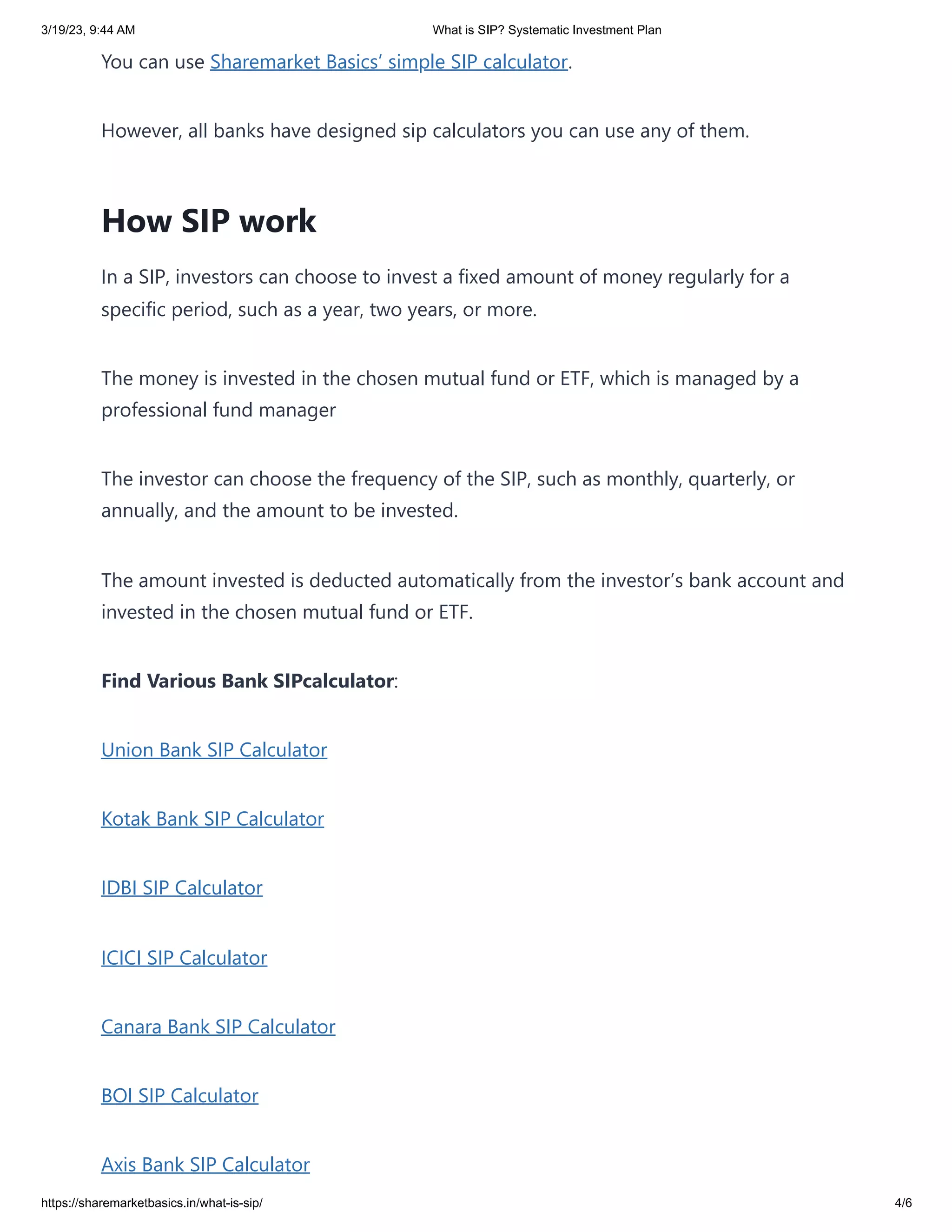 what is sip | PDF