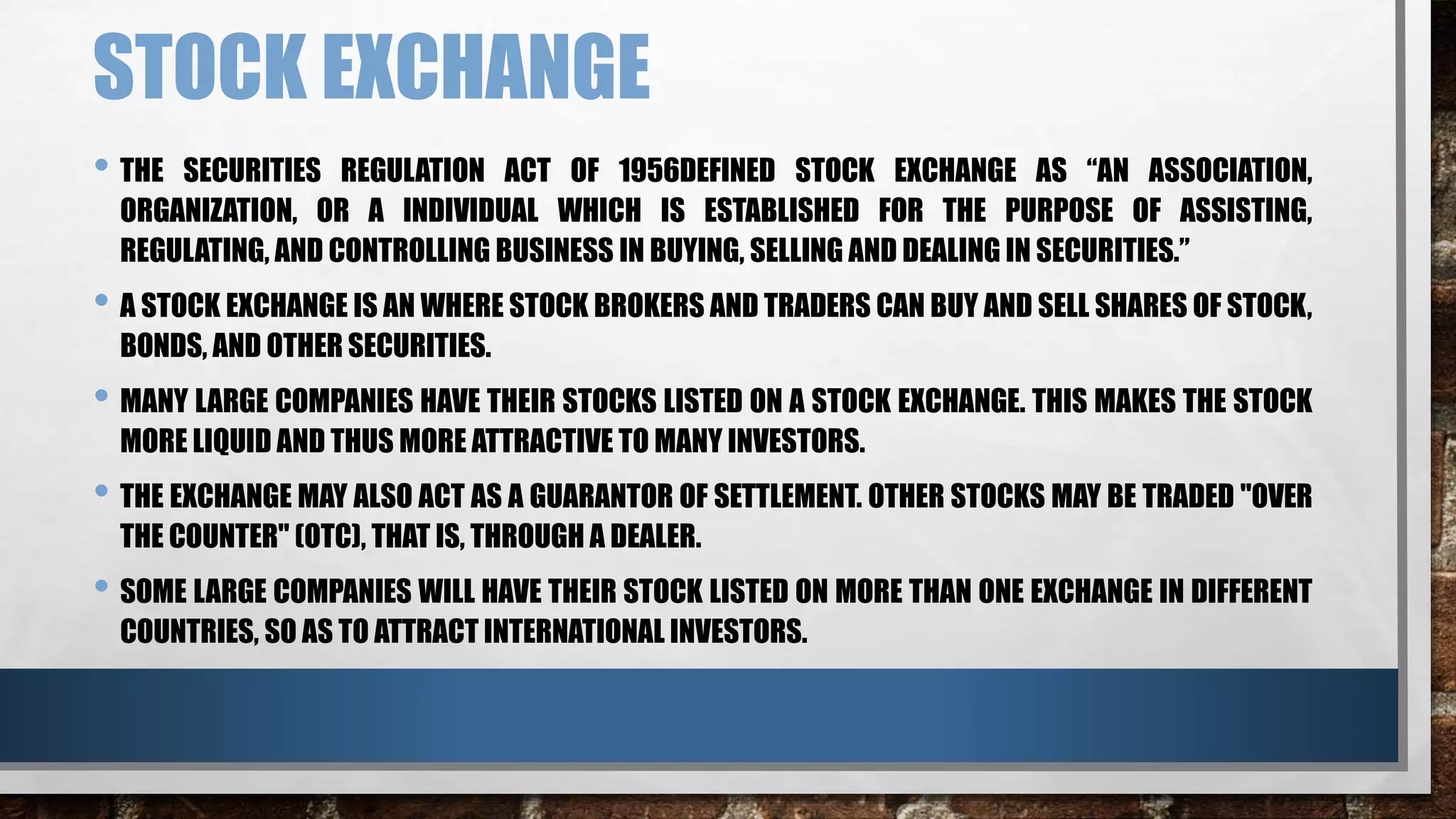 Share market operations | PPTX