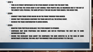 Share market operations | PPTX