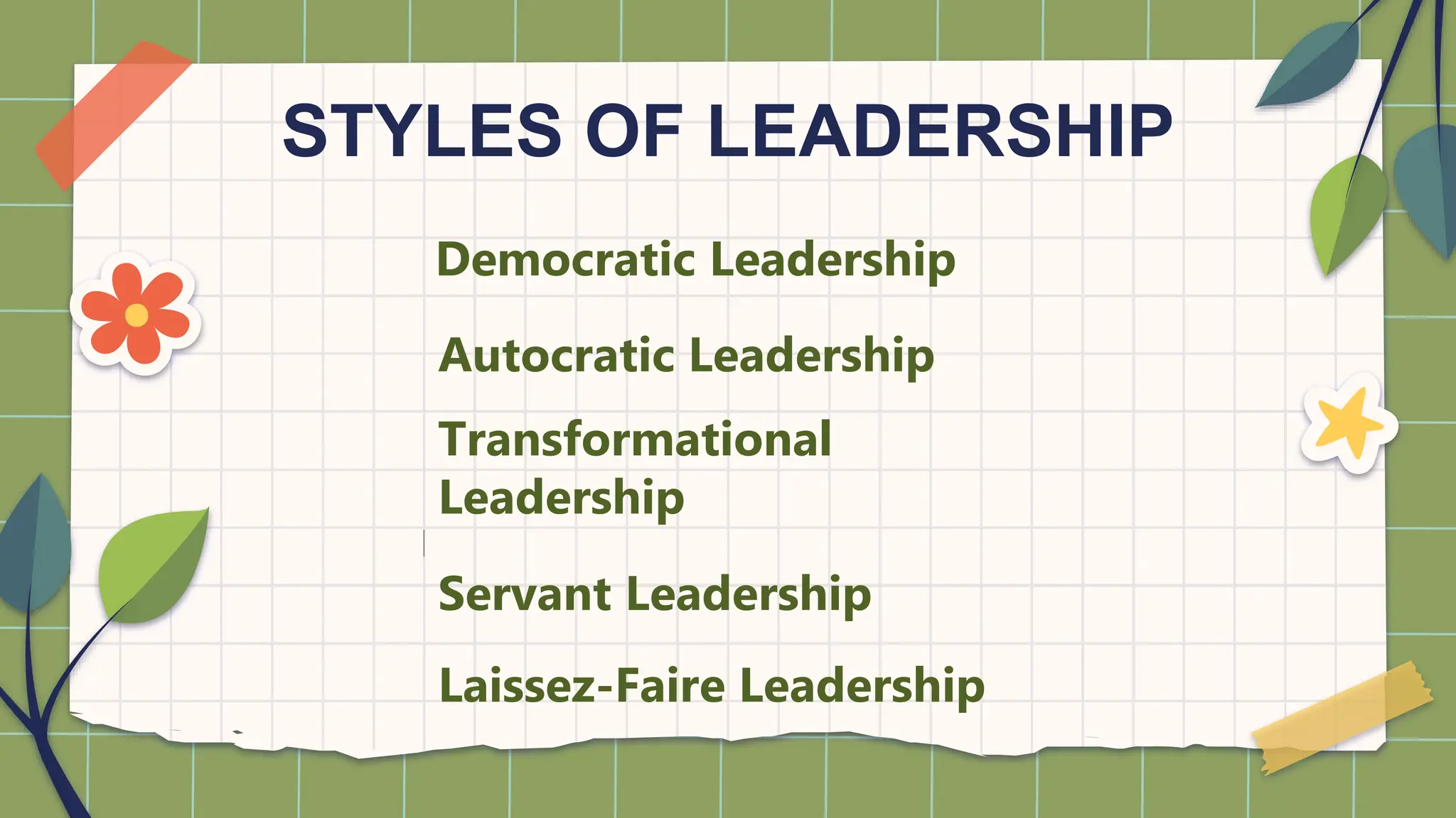 Share MED 1-LEADERSHIP(STYLES OF LEADERSHIP) PPT | PPTX