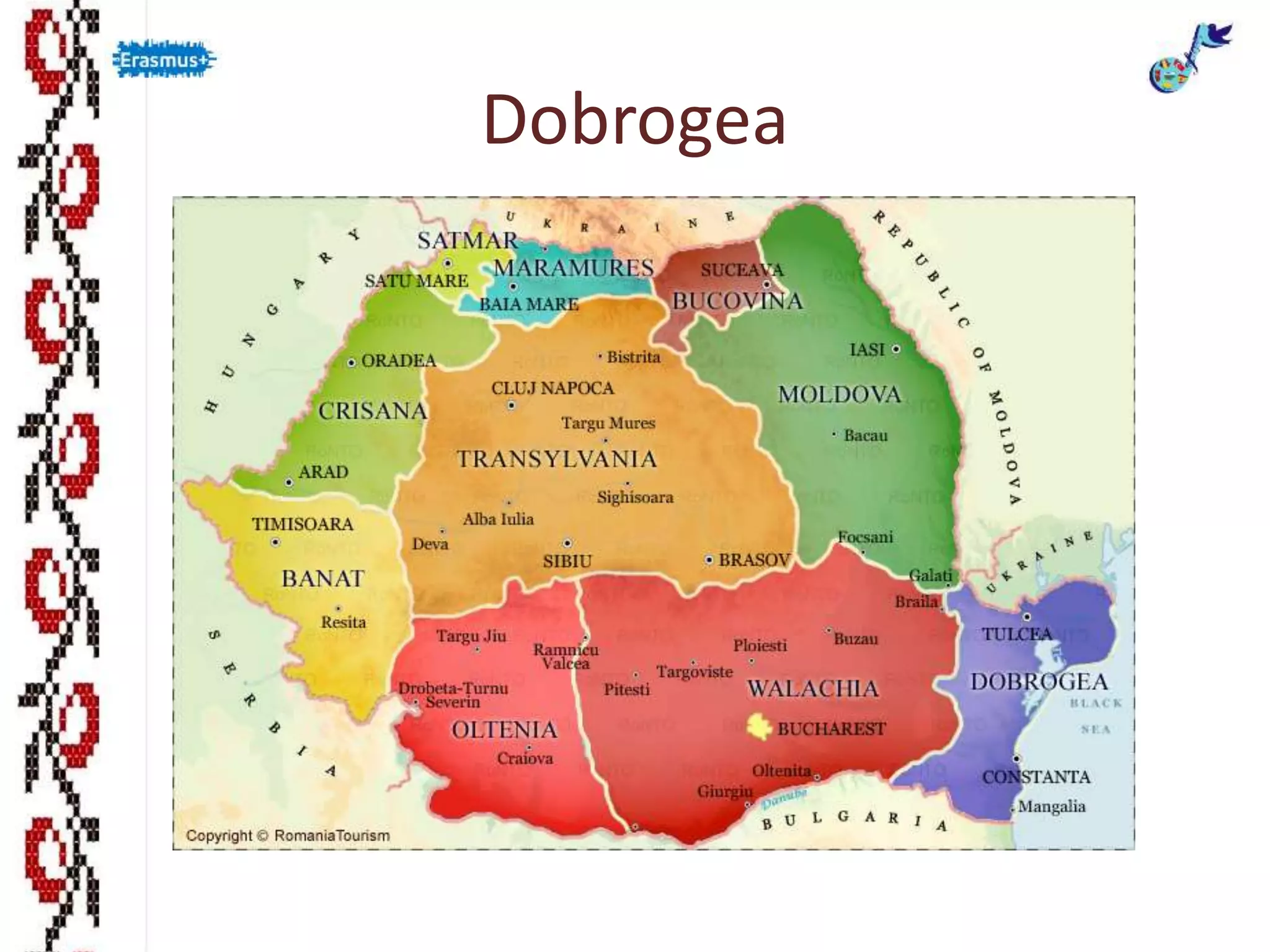 Dobrogea - a diverse cultural area of Romania | PPTX