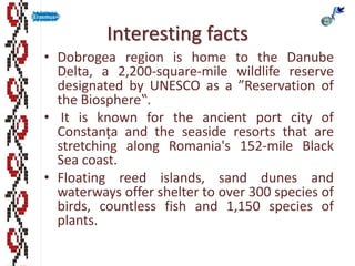 Dobrogea - a diverse cultural area of Romania | PPTX