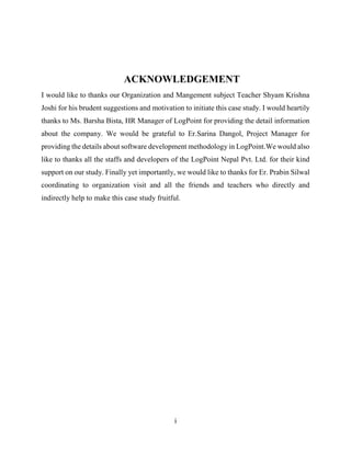 Organization And Management Case Study Report, (IOE, TU) | PDF