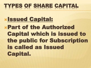 Share nd share capital | PPT