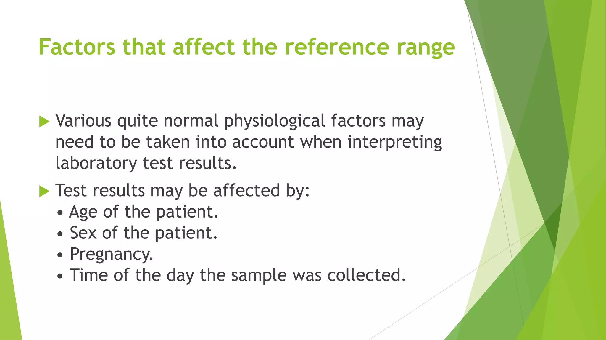Normal and Referance Range | PPTX