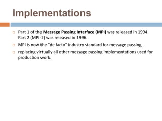 parallel programming models | PPT