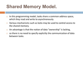 parallel programming models | PPT | Programming Languages | Computing