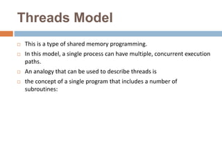 parallel programming models | PPT
