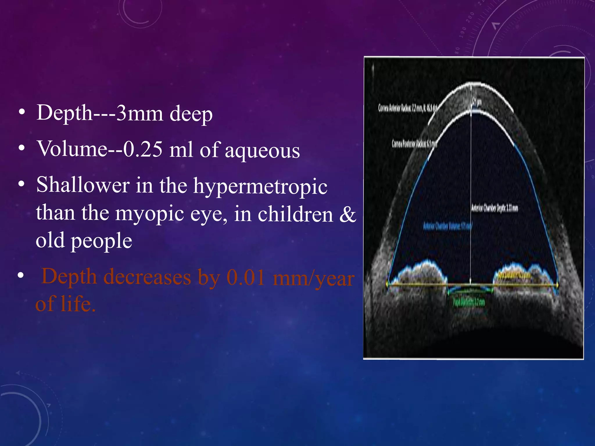anatomy of anterior chamber of eye | PPTX