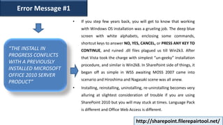 5 Mysterious SharePoint Errors and Their Resolution | PPT