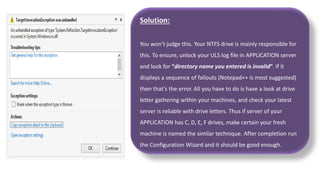 5 Mysterious SharePoint Errors and Their Resolution | PPT