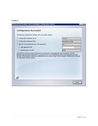 Sharepoint 2007 Install Best Practice Phase 1 | PDF