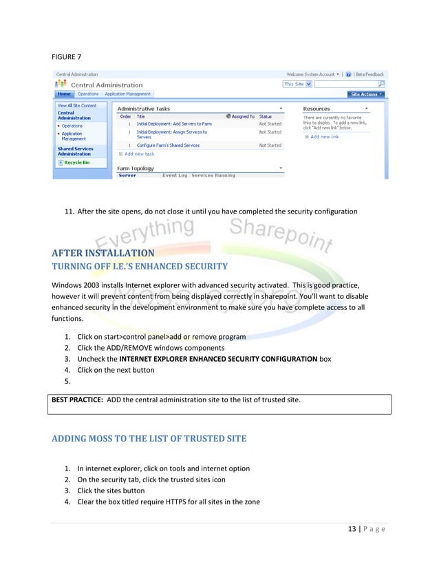 Sharepoint 2007 Install Best Practice Phase 1 | PDF Sharepoint 2007 Install Best Practice Phase 1 | PDF