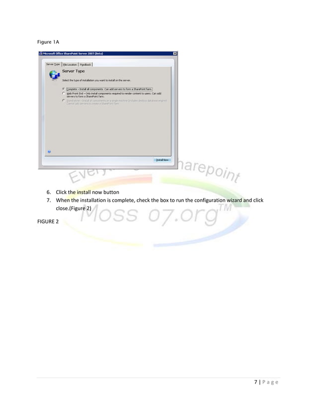 Sharepoint 2007 Install Best Practice Phase 1 | PDF Sharepoint 2007 Install Best Practice Phase 1 | PDF