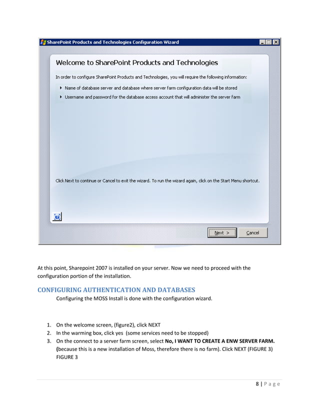 Sharepoint 2007 Install Best Practice Phase 1 | PDF Sharepoint 2007 Install Best Practice Phase 1 | PDF