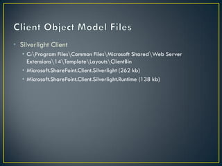 WKDNUG SP2010 Development Presentation | PDF