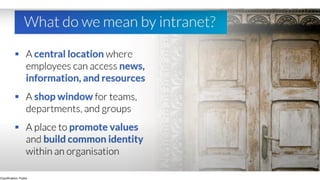 Modern SharePoint Experience - SharePoint Intranet | PPTX