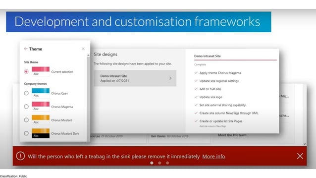 Modern SharePoint Experience - SharePoint Intranet | PPTX