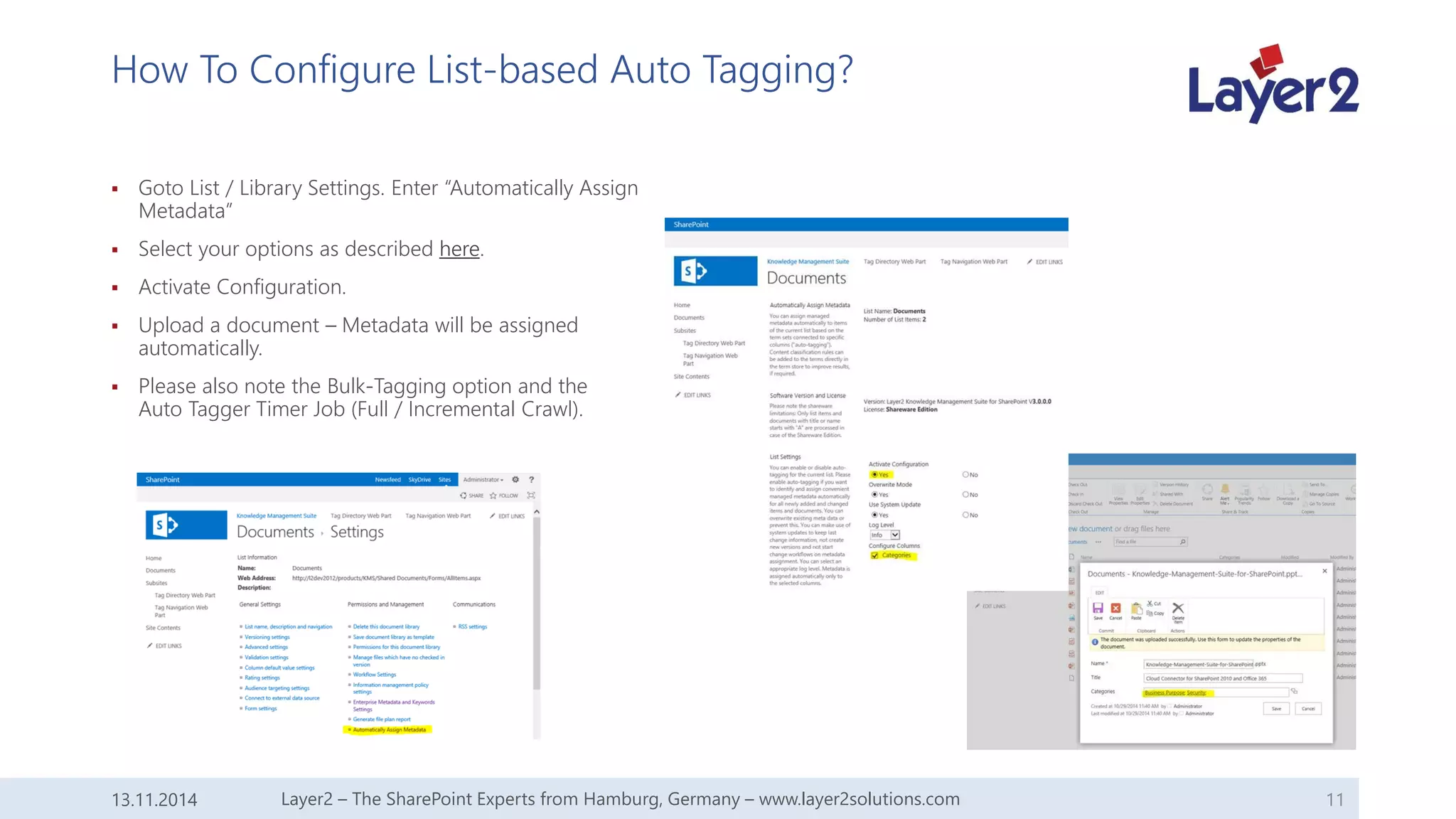 Sharepoint How To Automatically Assign Managed Metadata Pdf Computing Technology And Computing