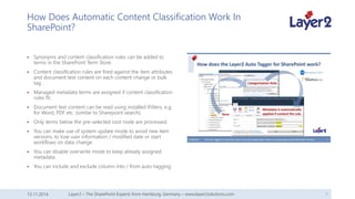 SharePoint: How to automatically assign managed metadata? | PDF